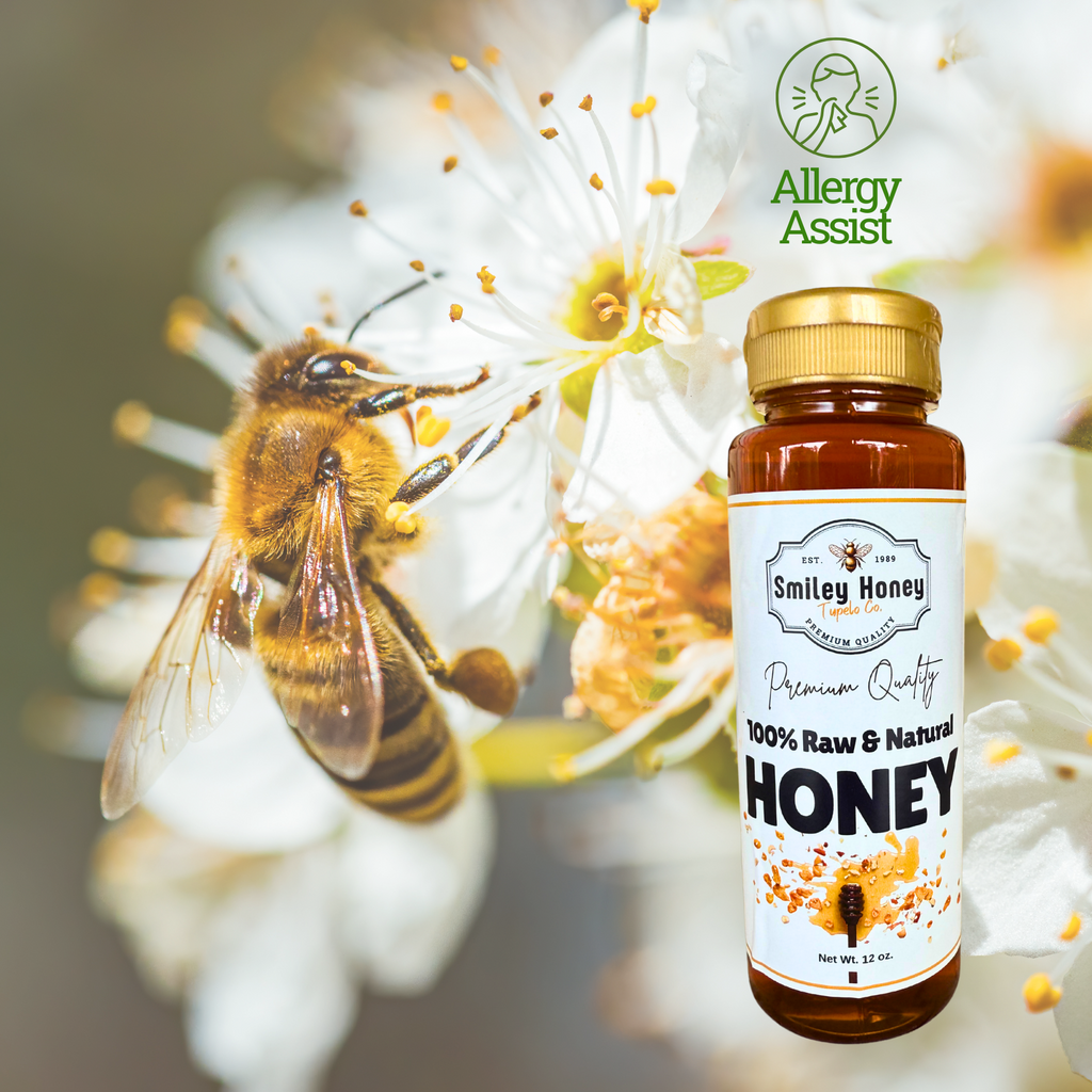 Local Raw Honey from Florida Panhandle for Allergy Relief