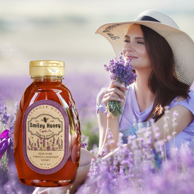 Buy Lavender Honey Online - Organic & Raw - Smiley Honey